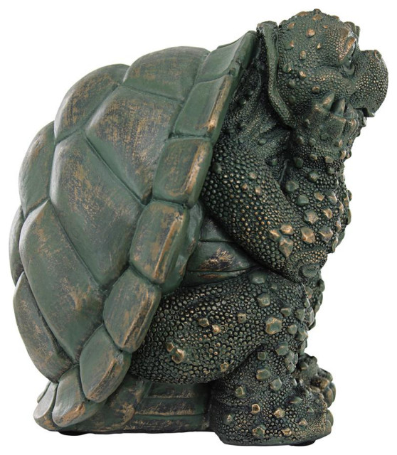 Design Toscano The Thinker Turtle Statue - Eclectic - Garden Statues ...