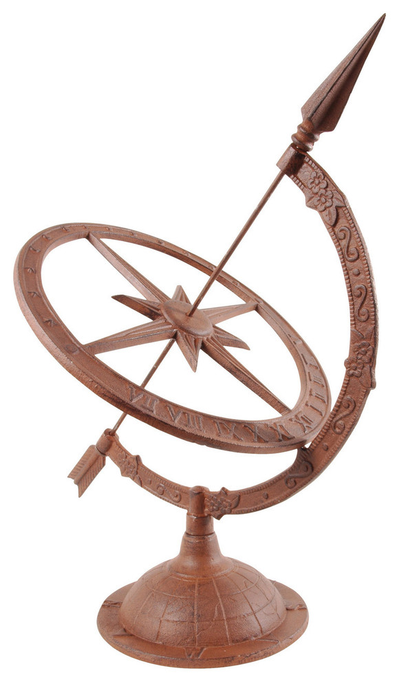 Cast Iron Sundial - Traditional - Sundials - by Parpadi | Houzz