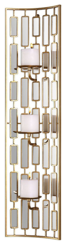 Uttermost Loire Mirrored Wall Sconce - Contemporary - Wall Sconces - by ...