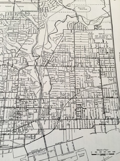 Vintage Toronto, Canada Map, Framed Original Toronto Map- Authentic ...