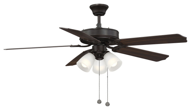 Craftsman Style Ceiling Fan With Light | Shelly Lighting