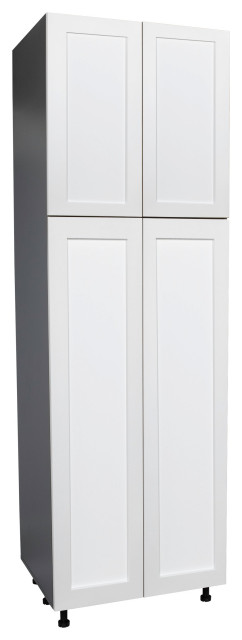 30 x 84 Utility Cabinet-Four Door-Grey, 30 x 84 x 23 3/8|White Classic ...