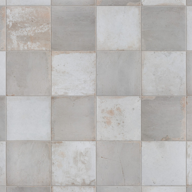 Kings Clay Checker Ceramic Floor and Wall Tile Sample - Farmhouse ...