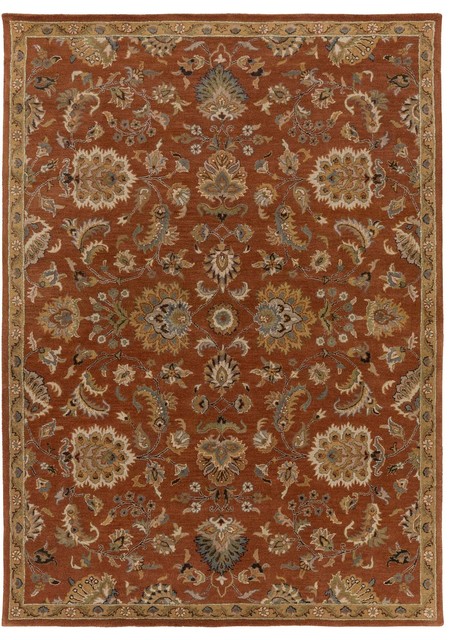 Middleton AWMD-1003 Rust Rug - Traditional - Area Rugs - by Super Area Rugs