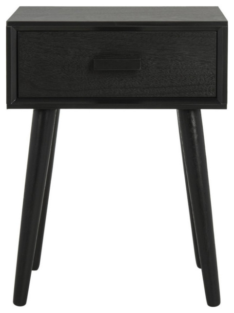 Miles Accent Table, Black - Midcentury - Side Tables And End Tables - by Rustic Home Furniture ...