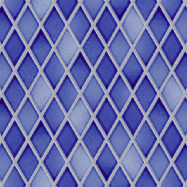 Hudson Kite Porcelain Floor and Wall Mosaic Tile Sample - Contemporary ...