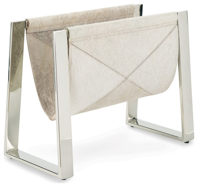 Andres Hair on Hide Magazine Rack - Contemporary - Magazine Racks - by ...