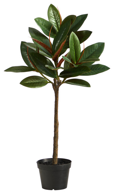 28" Magnolia Artificial Tree - Modern - Artificial Plants And Trees ...