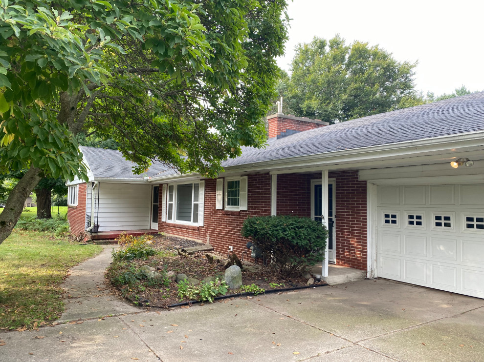 Exterior colors for red brick, ranch house?