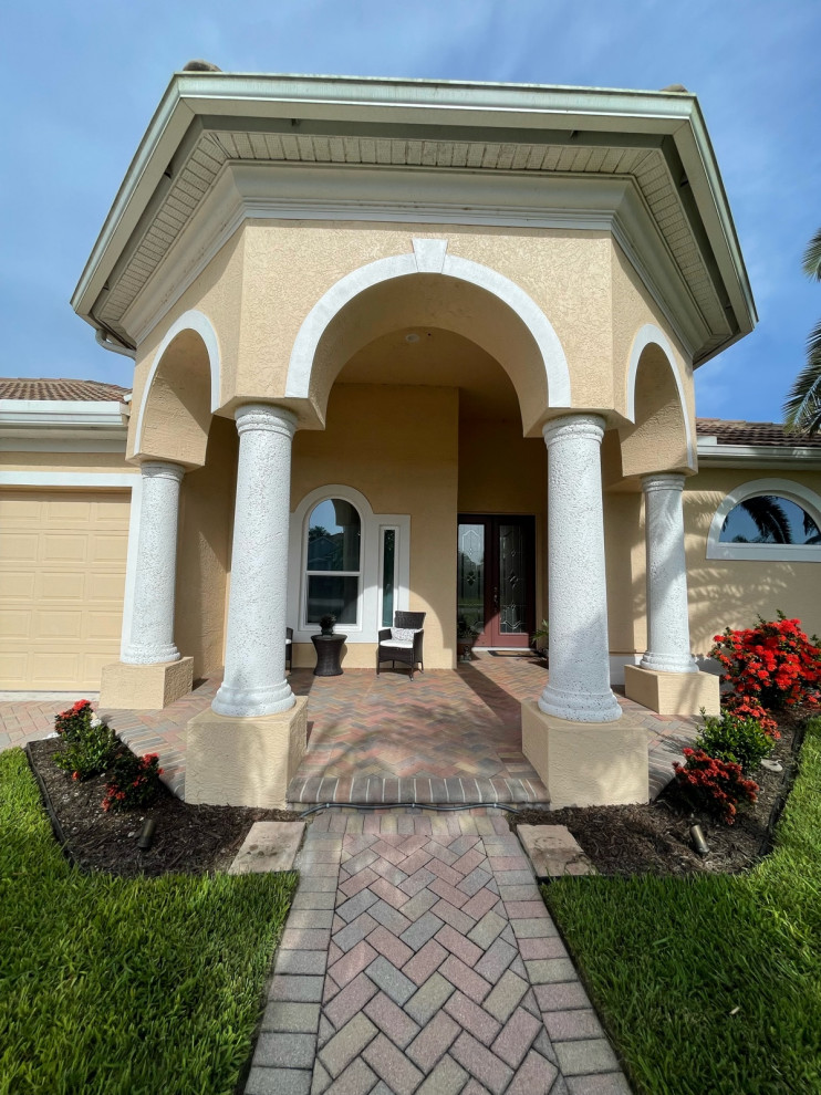 Design ideas for my arched porch