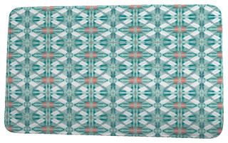 Intercoastal Waterway Beach Tile Geometric Print Bath Mat ...