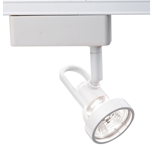 1 Light MR16 12V Track Head Cast Ring - Transitional - Track Heads And ...