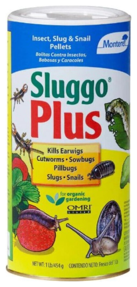 Monterey Sluggo Plus Insect Slug & Snail Killer Bait Organic Slug ...