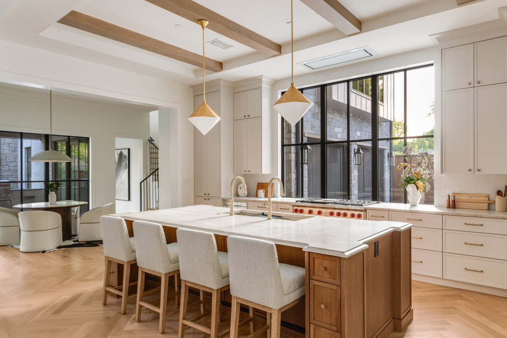 Greenbrier - Transitional - Kitchen - Dallas - by New Leaf Custom Homes ...