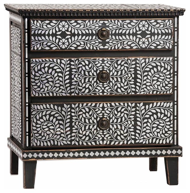 Asha Bone Inlay Stencil, DIY Bone Inlay Designs for Furniture Makeover ...