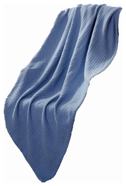 Benzara BM284457 Nyx Queen Size Ultra Soft Cotton Thermal Blanket ...