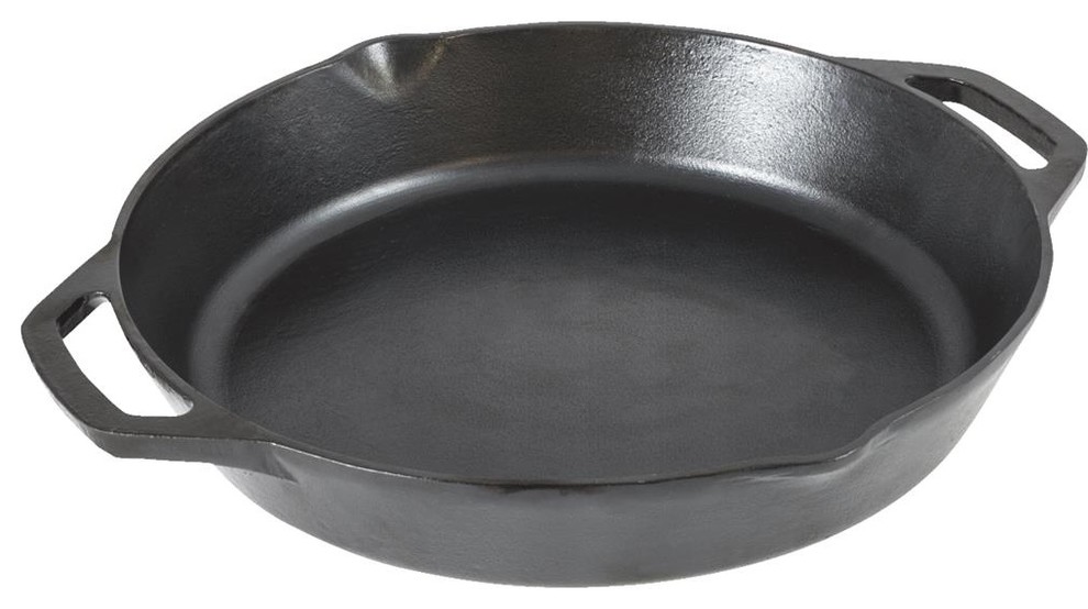 Lodge Cast Iron 12 Inch Dual Handle Pan - Traditional - Cookware Sets ...