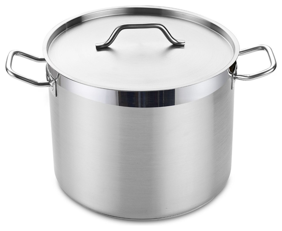Cooks Standard Professional Grade Stockpot With Lid, 20-Quart ...
