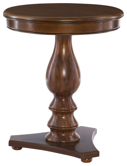 Stanton Accent Side Table, Hazelnut - Traditional - Side Tables And End ...