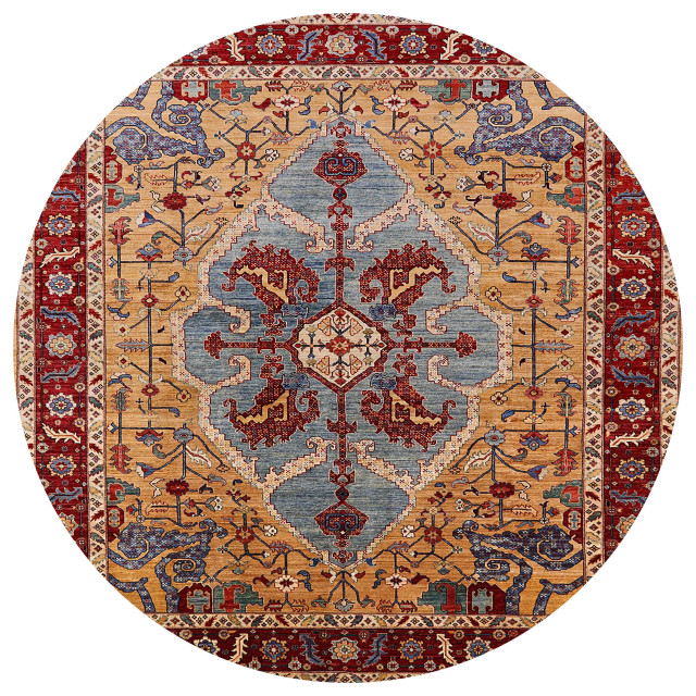 Ahgly Company Indoor Rectangle Mid-Century Modern Area Rugs, 5' x 7', 8 ...