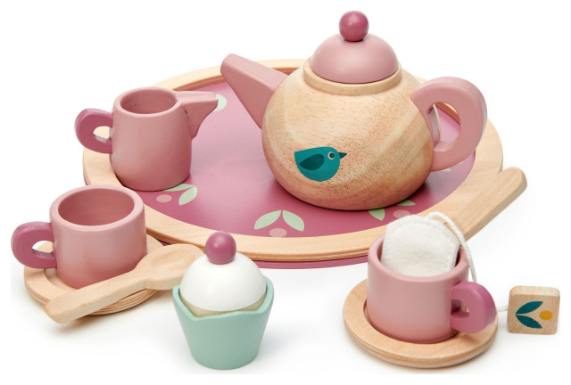 Mini Chef Birdie Tea Set - Contemporary - Kids Toys And Games - by ...