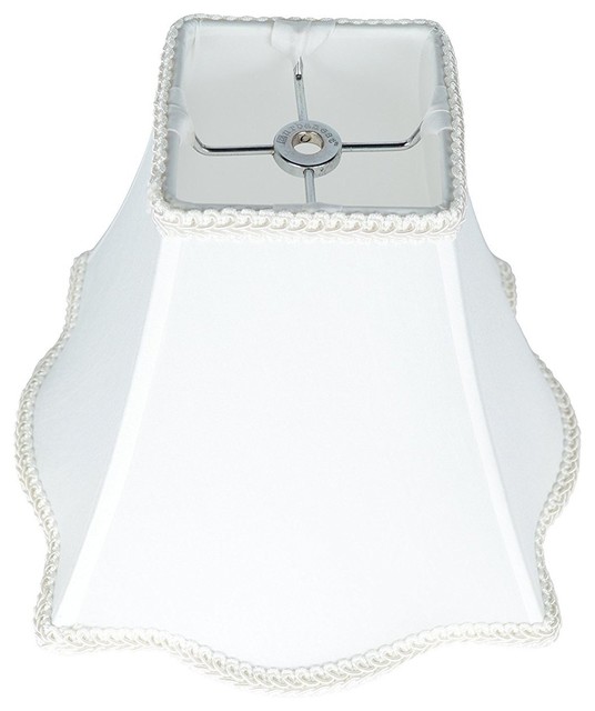 Scalloped Box Lamp Shade, 4x10x8" - French Country - Lamp Shades - by ...