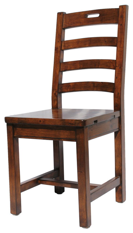 High Back Wooden Dining Chair - Transitional - Dining Chairs - by ...