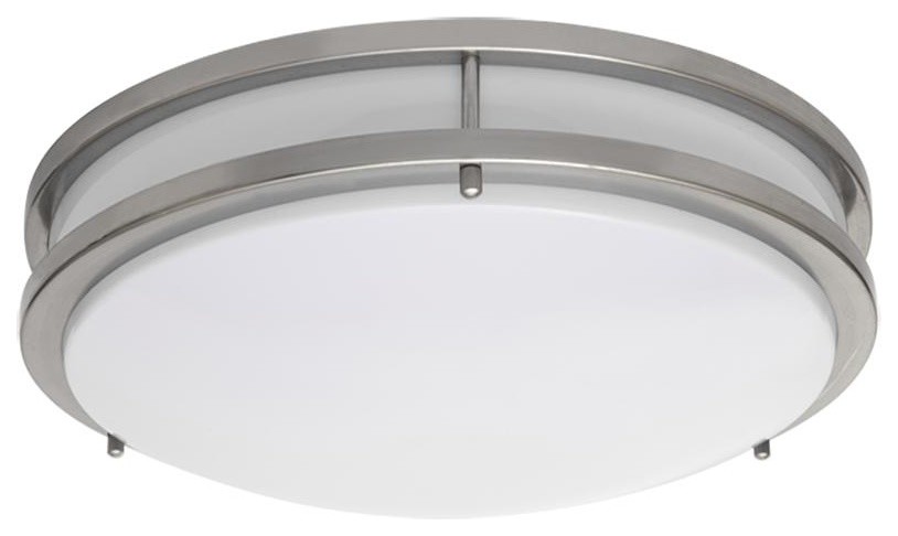 Thomas LED Ceiling Fixture, 14" - Craftsman - Flush-mount Ceiling ...