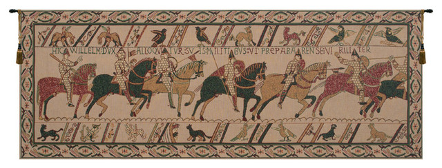 Bayeux Medieval Vintage Horse Art Tapestry - Traditional - Tapestries ...