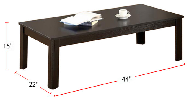 3 Piece Wood Table Set - Transitional - Coffee Table Sets - by Simple ...