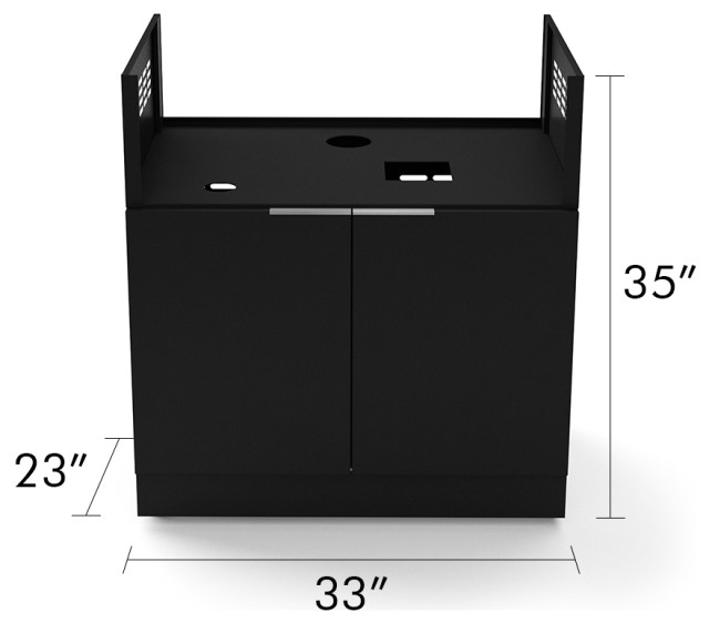 Outdoor Kitchen Series Grill Cabinet - Contemporary - Outdoor Grills ...