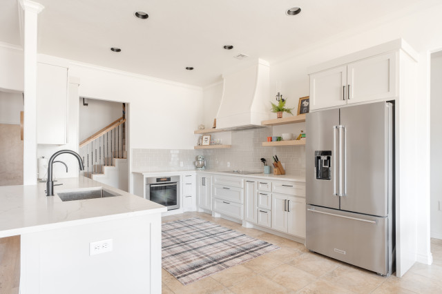 A Kitchen Beautification Transition - Transitional - Kitchen - Oklahoma ...