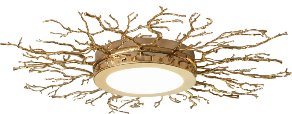 Twig Ceiling Fixture - Rustic - Flush-mount Ceiling Lighting - by ...