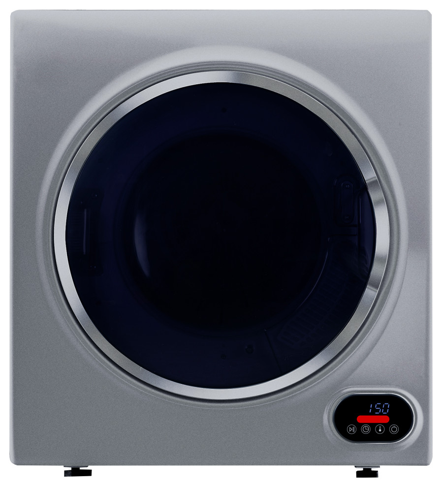Equator 3.5 cu.ft. Compact Short Dryer with Digital Controls in Silver ...