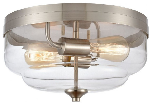 2 Light Flush Mount-Oil Rubbed Bronze Finish - Ceiling - Flush mount ...