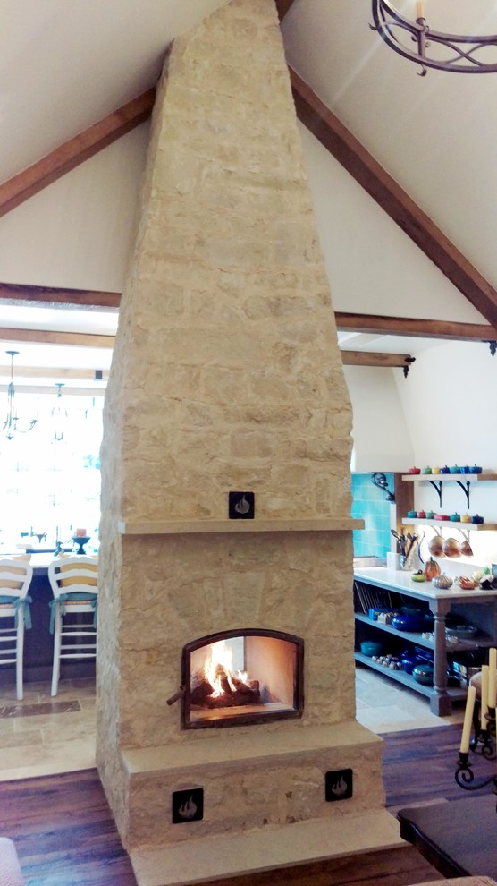 Stone Masonry Heater and Bake Oven - Traditional - Kitchen - Kansas ...