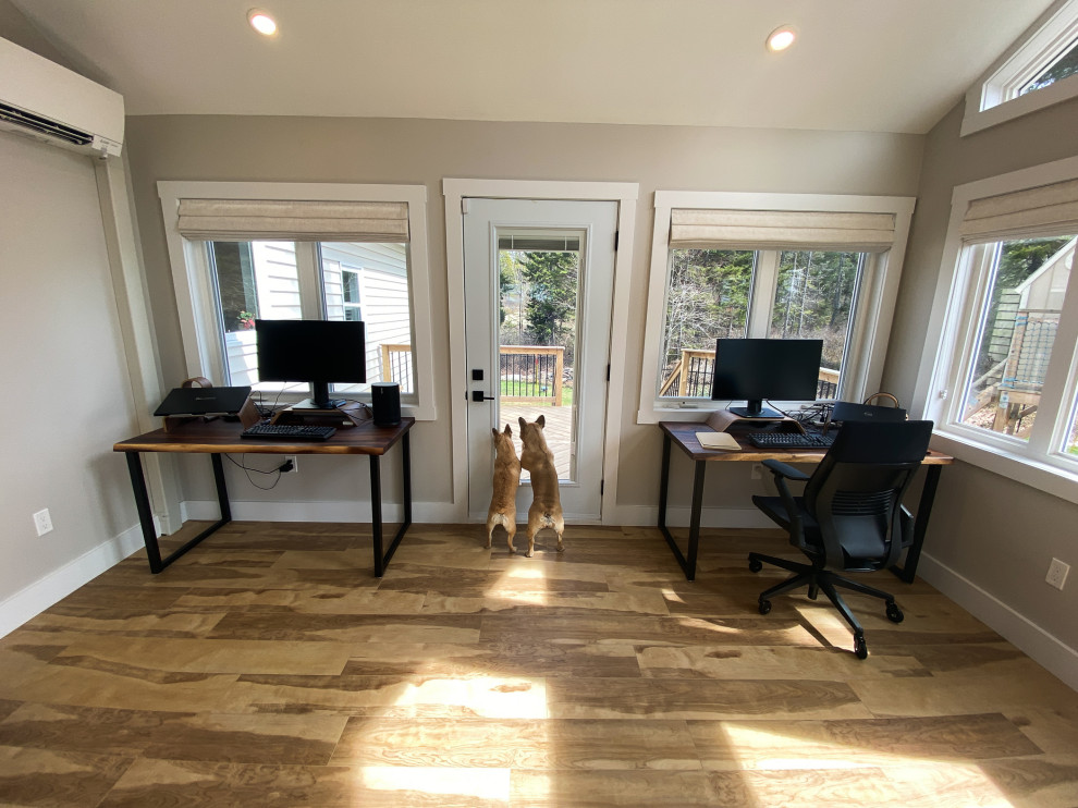 Sunroom Addition + Home Office + Workspace + Deck | Fall River, Nova ...