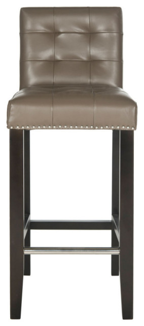 Cynthia Bar Stool, Clay, Set of 2 - Transitional - Bar Stools And ...