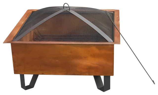 Boxite Wood Fire Pit - Transitional - Fire Pits - by GHP GROUP, INC ...