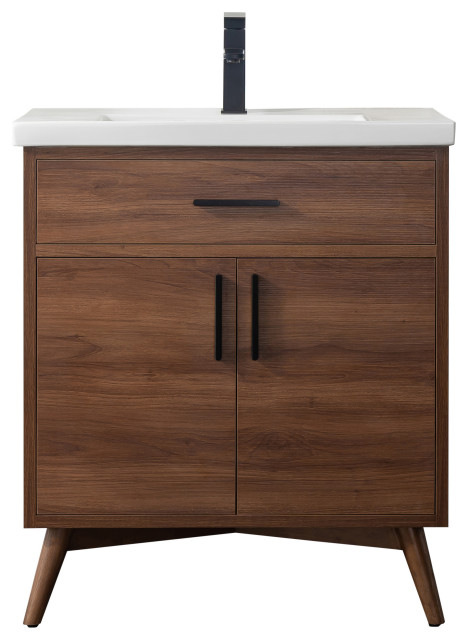 Nelson 30" Bathroom Vanity - Midcentury - Bathroom Vanities And Sink ...