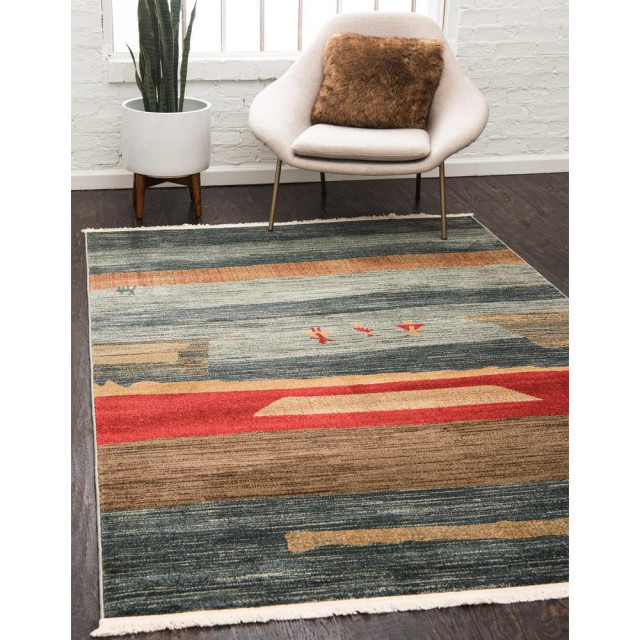 Unique Loom Nava Fars Rug, 9'x12' - Southwestern - Area Rugs - by ...