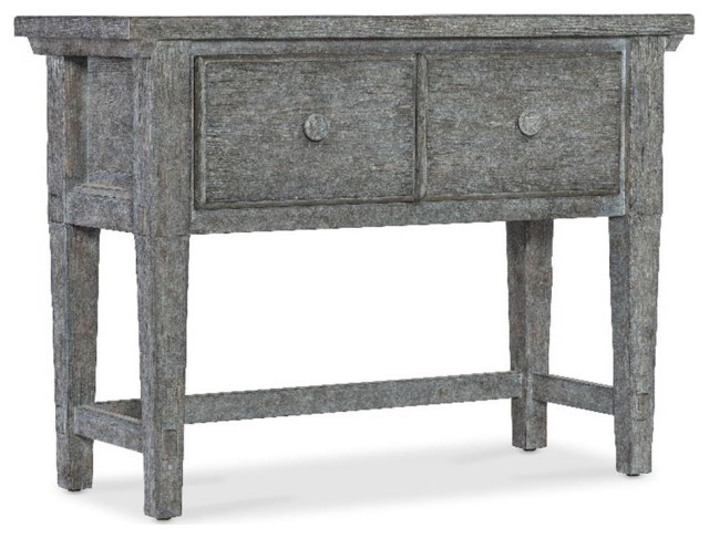 Commerce & Market Stonewashed Wood Console in Blue Finish by Hooker Furniture - Farmhouse ...