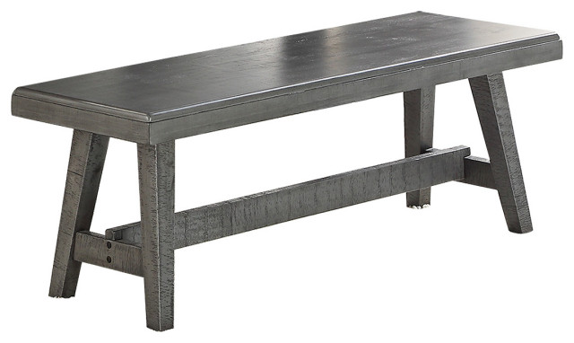 Sturdy Wood Dining Bench - Farmhouse - Dining Benches - by Simple Relax ...
