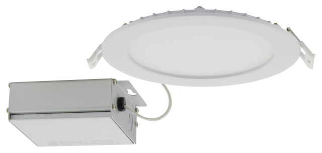 12 Watt LED Downlight - 6 in. - CCT Selectable - 120 Volt - Remote ...