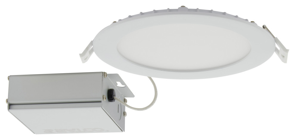 12 Watt LED Downlight - 6 in. - CCT Selectable - 120 Volt - Remote ...