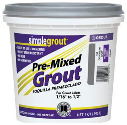 Simple Grout PMG09QT Pre-Mix Grout, Natural Gray, 1 Quart - Stains And ...