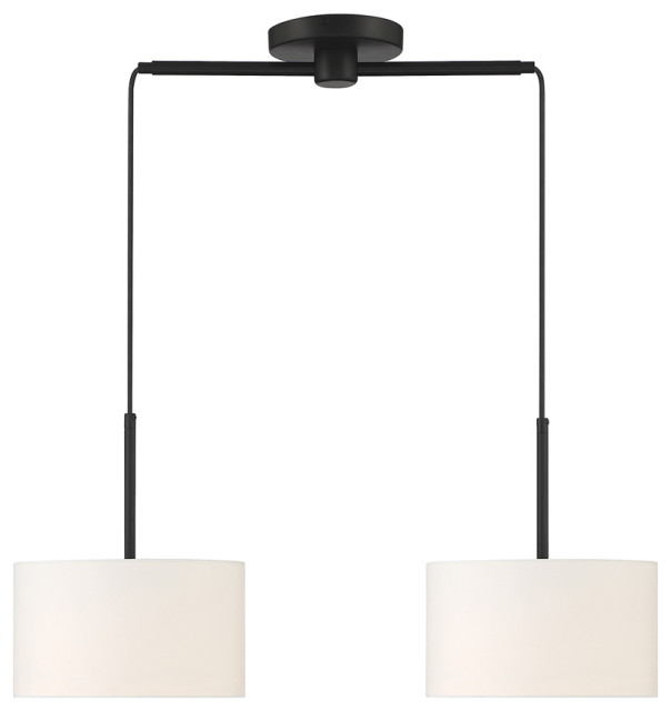 2-Light Linear Chandelier - Transitional - Chandeliers - by LAMPS EXPO ...