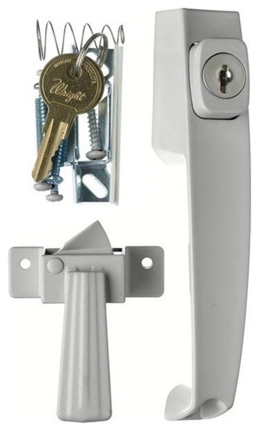 Wright Products™ VK333X3 Tie-Down Keyed Push Button Latch, Aluminum ...