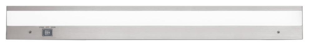 Duo 24" ACLED Dual Color Temp-Light Bar, Brushed Aluminum - Contemporary - Undercabinet Lighting ...