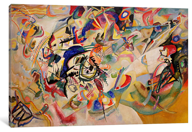 Composition VII by Wassily Kandinsky Art Print, 12" x 18" x 1.5 ...